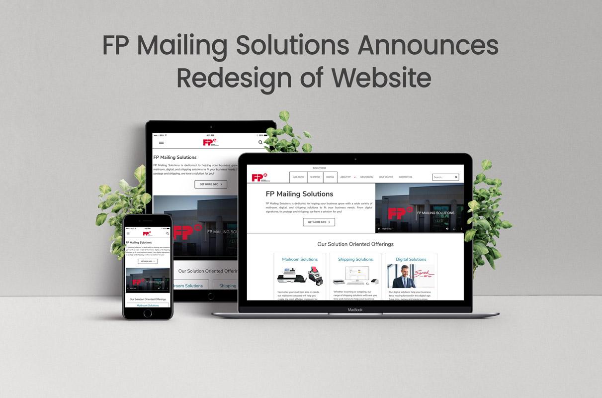 FP Mailing Solutions Announces Redesign of Website