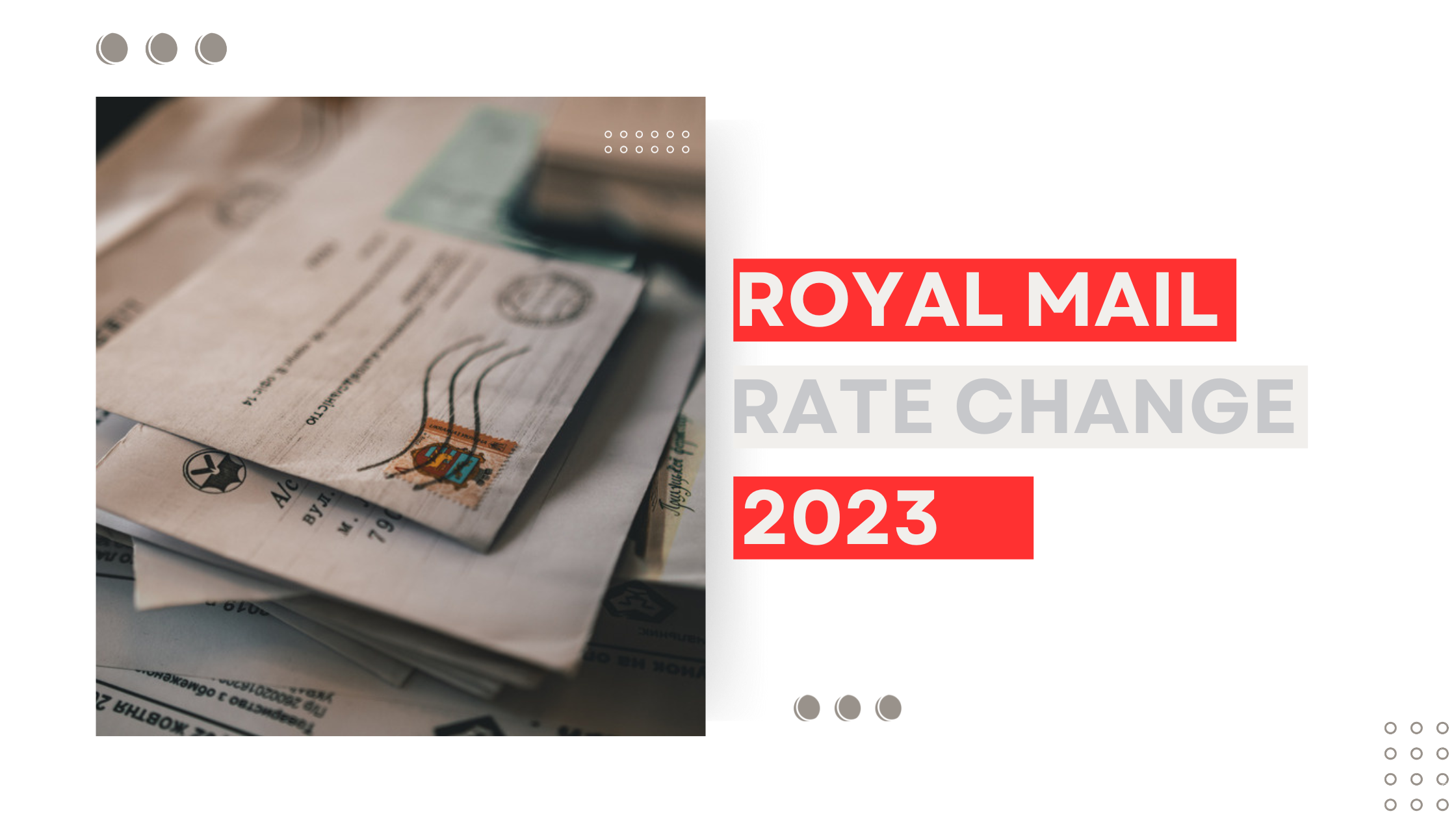 Royal Mail Parcel & Letter Delivery Rate Change 2024