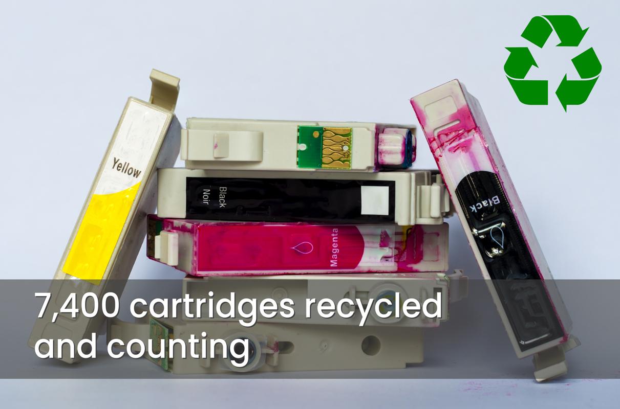 7,400 Cartridges Recycled and Counting