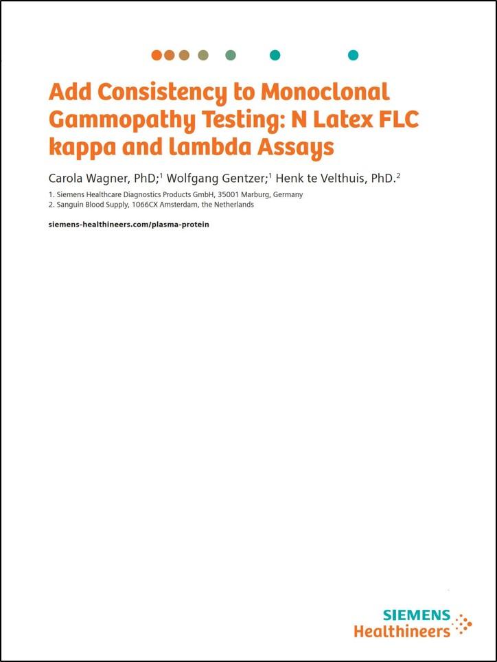 White Paper: Add Consistency to Monoclonal Gammopa...