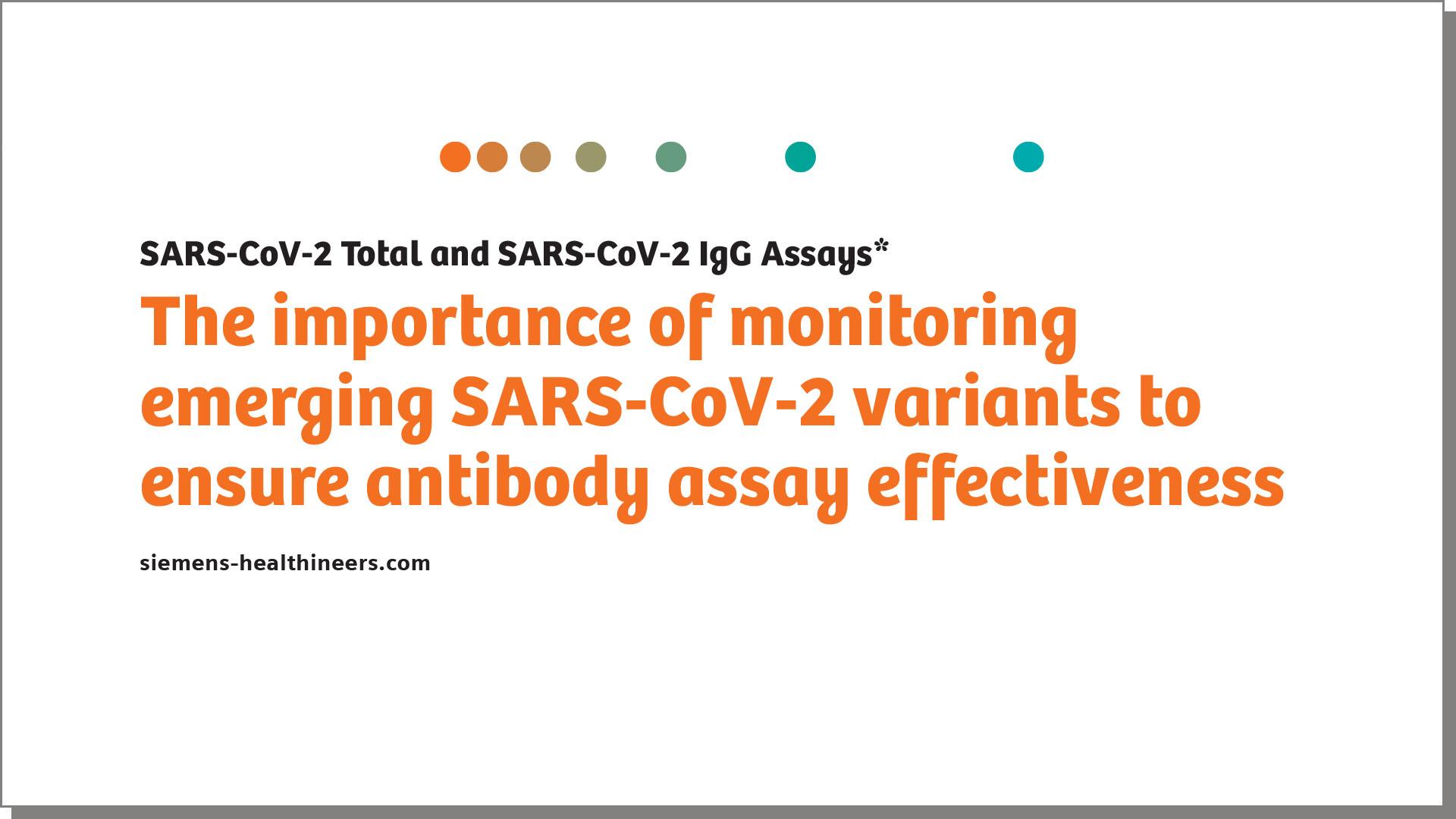 Clinical Performance of Siemens Healthineers SARS-CoV-2 Assays
