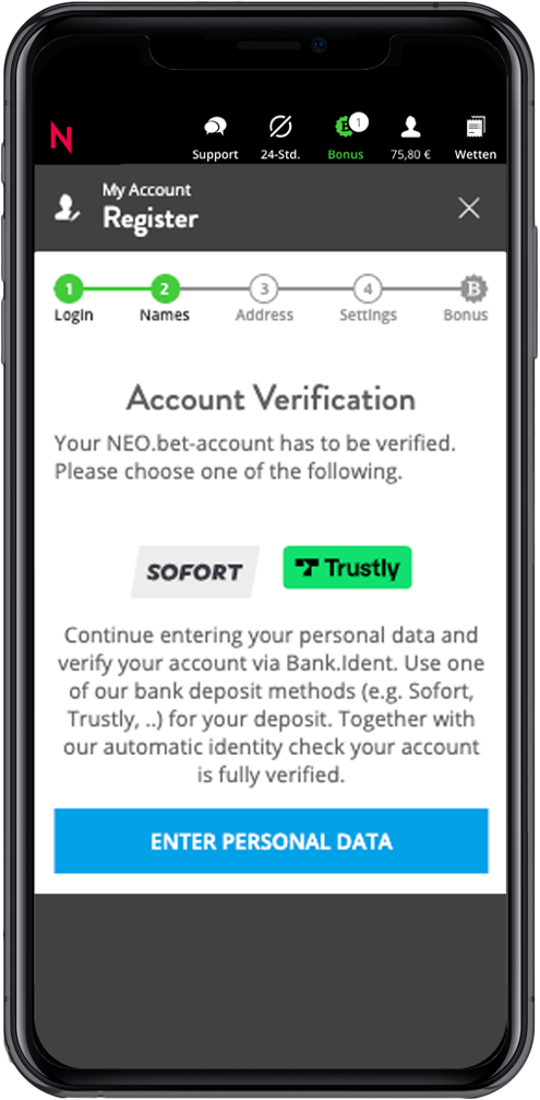 NEO.bet Account Verification - Verify your account in under 5 minutes ...