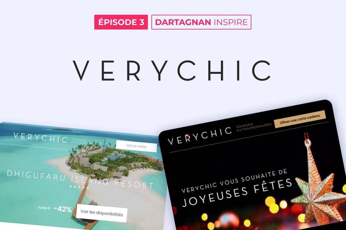 Des emails VeryChic pour la stratégie marketing de séjours en hôtel de luxe