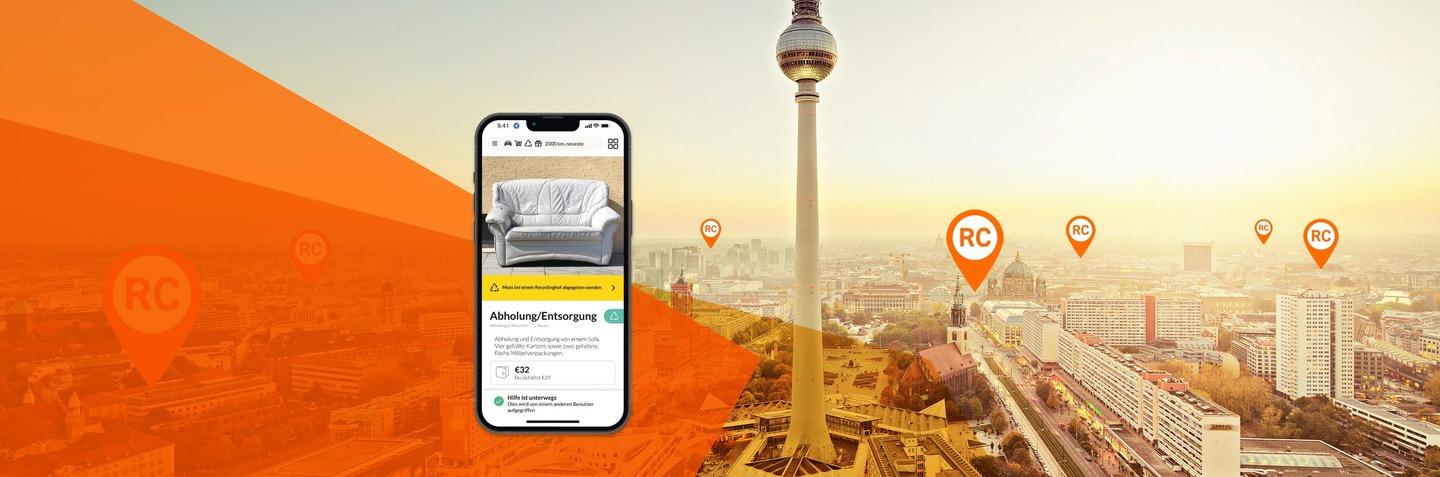 Müll entsorgen mit der Tiptapp-App | BSR