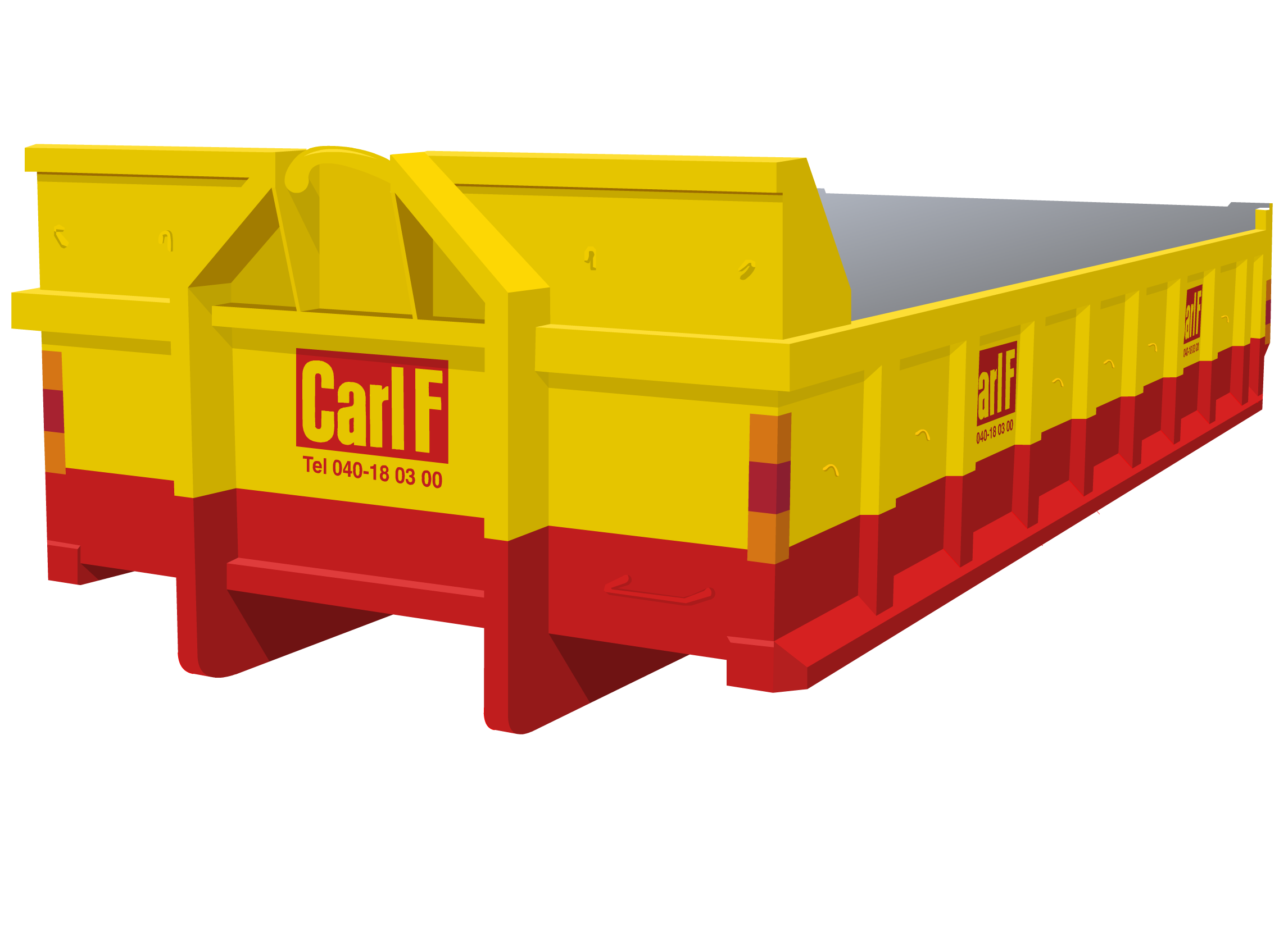 Container Öppen 15m3 schaktflak LV