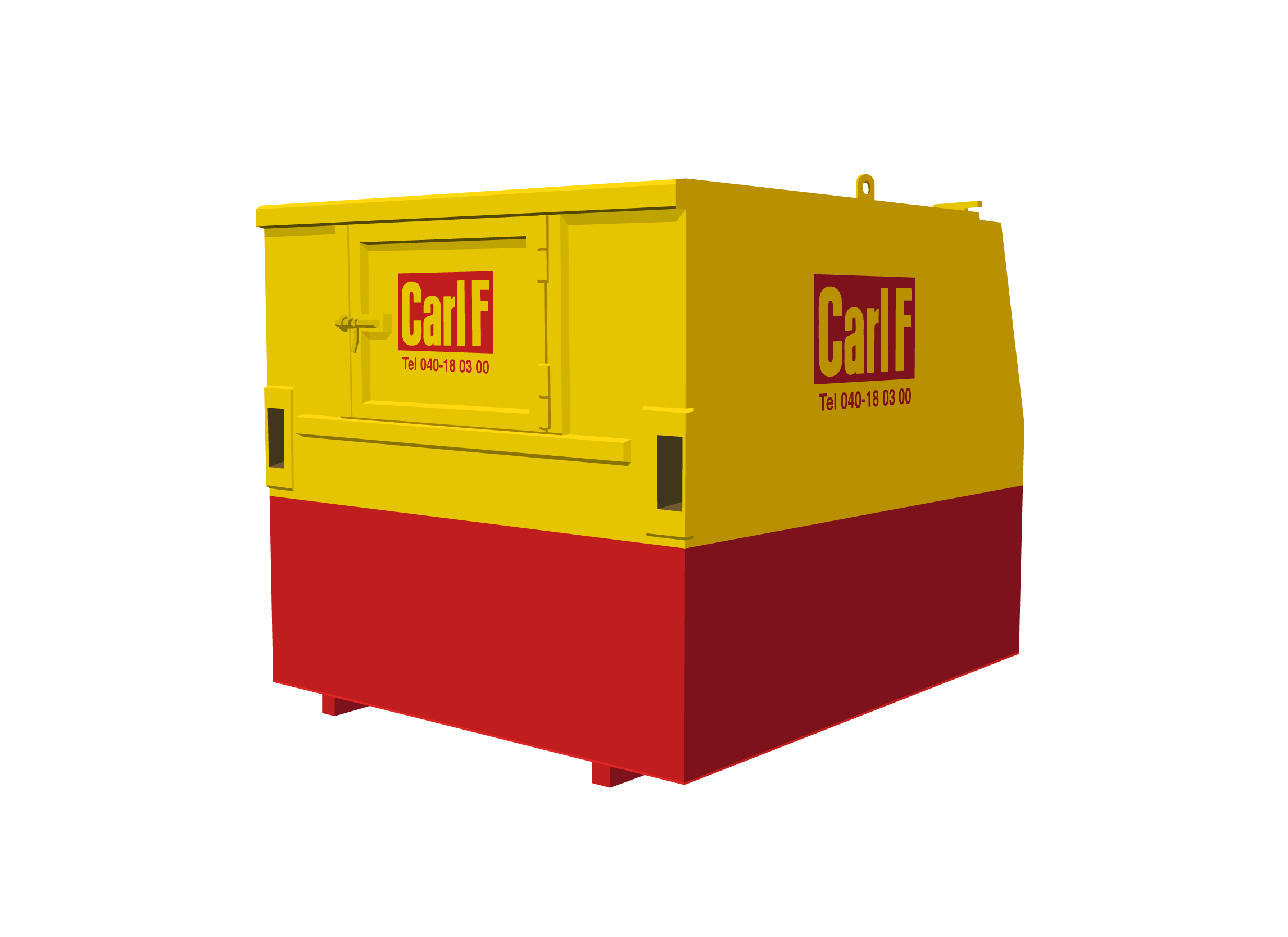 Container Täckt 8m3 FL