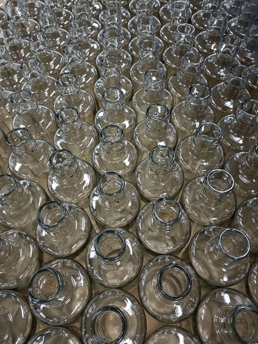On the way to unbreakable and at the same time lightweight glass bottles