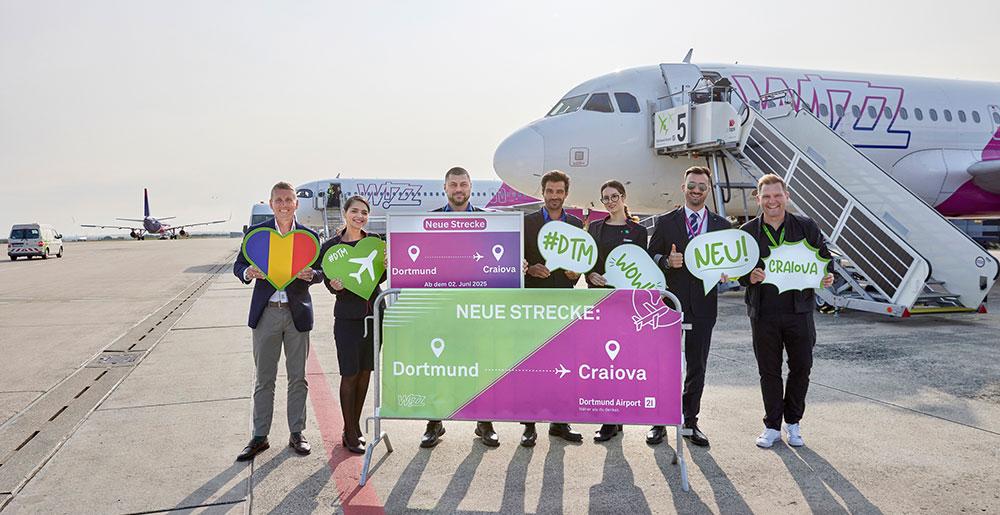 Wizz Air fliegt wieder nach Craiova | Dortmund Airport