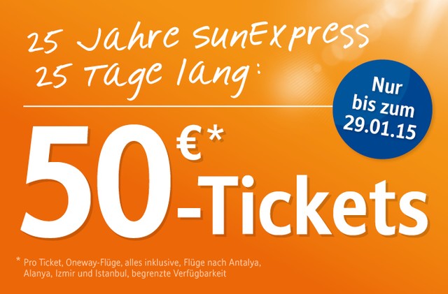 SunExpress wird 25