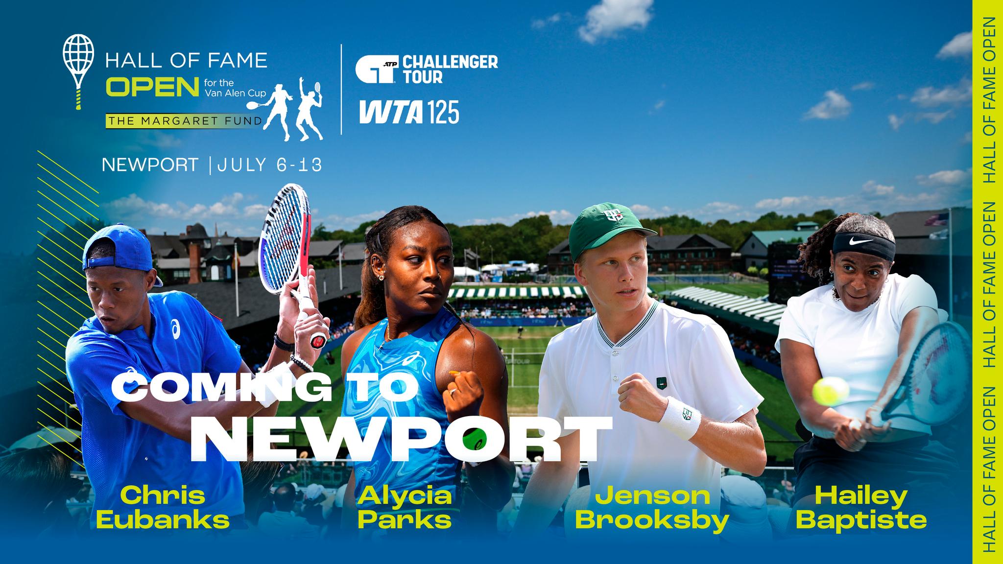 Men’s and Women’s Player Fields Announced for Hall of Fame Open