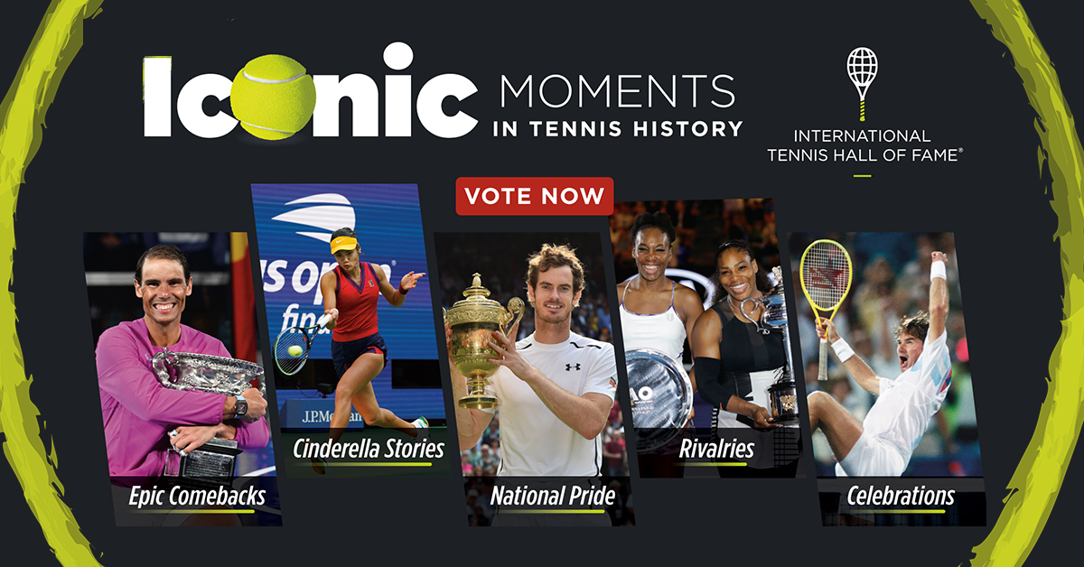 The Fan Vote for the Iconic Moments in Tennis History