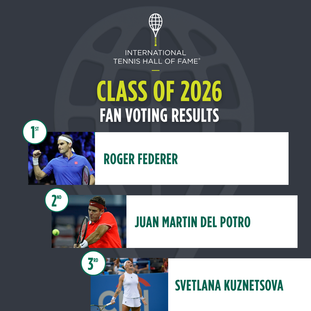 ROGER FEDERER WINS CLASS OF 2026 FAN VOTE