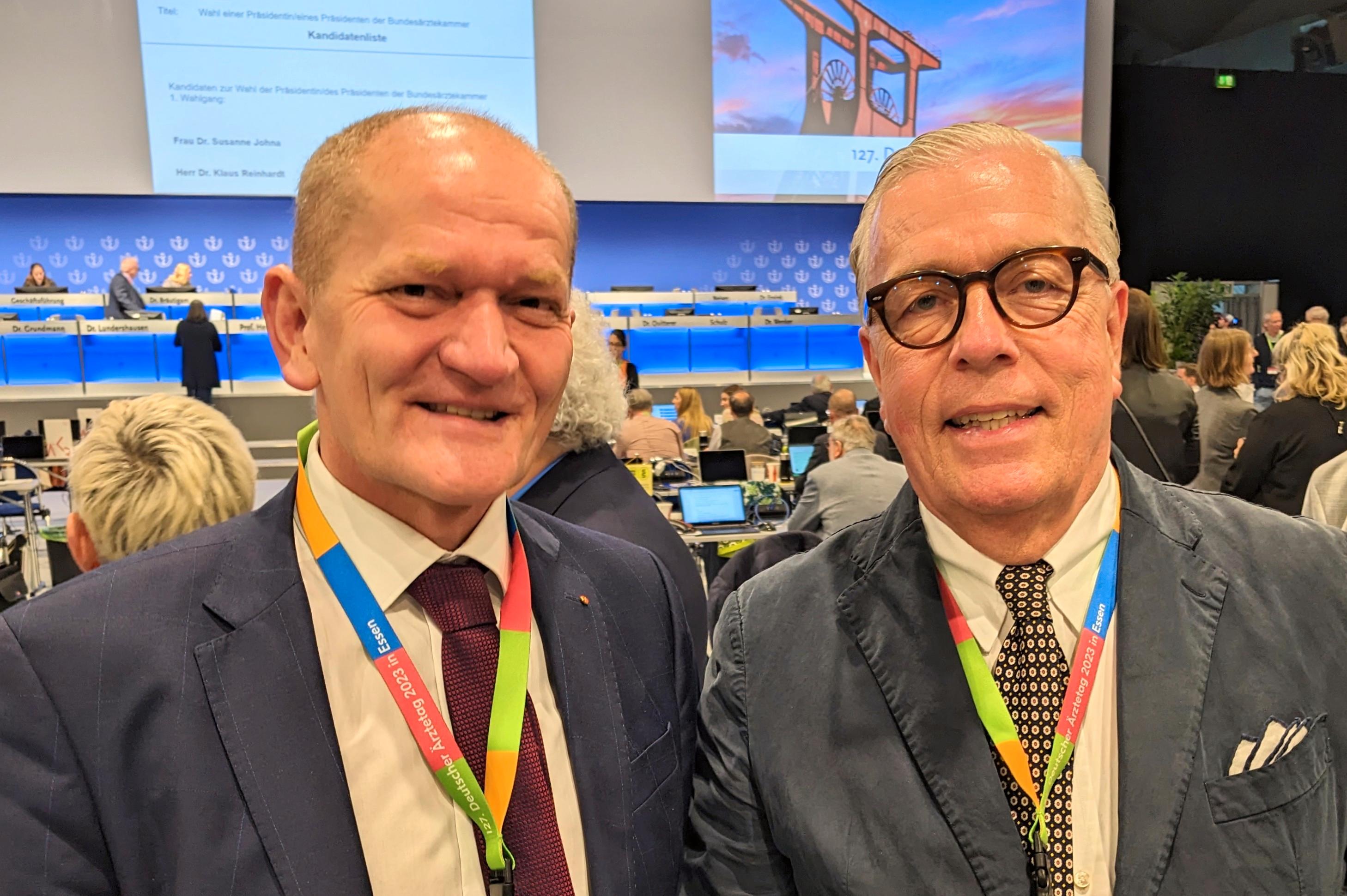 Dr. Klaus Reinhardt als Präsident der Bundesärztekammer wiedergewählt ...