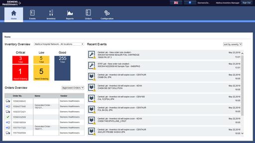 Atellica Inventory Manager 库存管理系统-西门子医疗系统有限公司