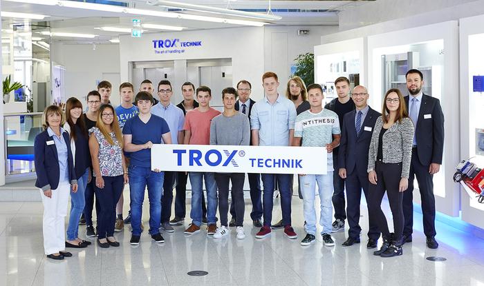 Neues Ausbildungsjahr bei TROX - Sechzehn junge Menschen starten ihre ...
